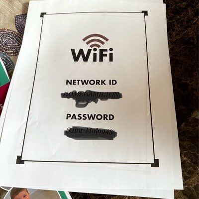 Printable, Wifi Login Sign, Wifi Customer Sign, Wifi Guest Sign, Wifi ...