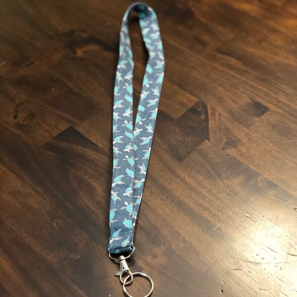 Sea Turtle Lanyard / Teacher Lanyard for Keys and ID Badges / Ocean ...