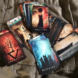 Spirits & Shadows Oracle Deck 52 Card Intuitive Oracle Deck Featuring ...