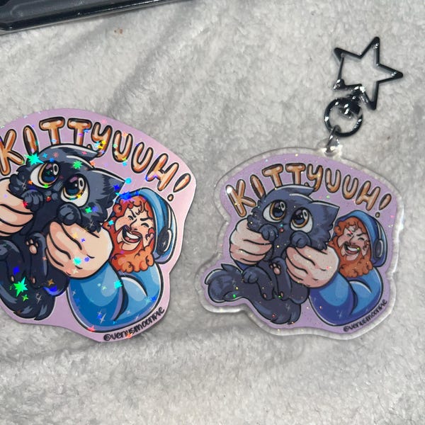 Smilin Friends Heart Hands Fanart Sparkle Stickers | Holographic ...