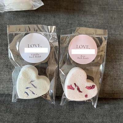 Personalized Lavender Bath Bomb Favors, Baby Shower Favors, Bridal ...