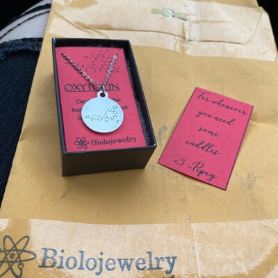 Biolojewelry Neurotransmitter Necklace Norepinephrine - Etsy