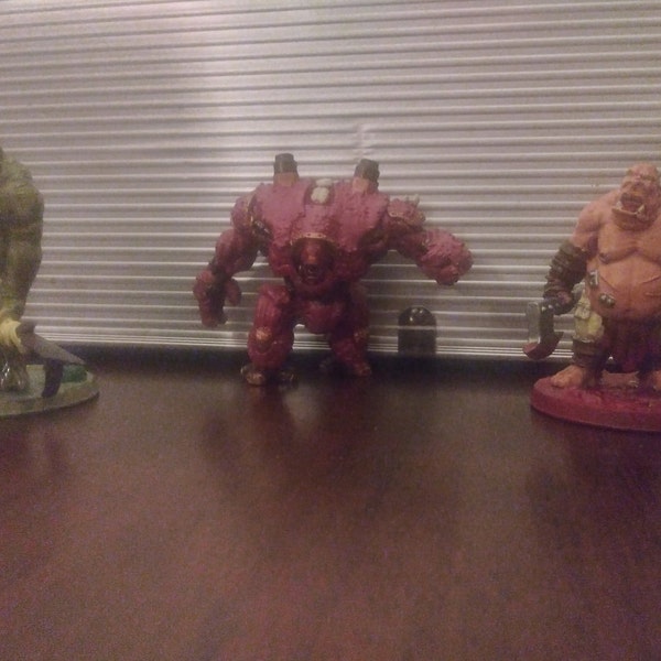 Infernal Golem V1 3D Printed Resin Miniature | Tabletop Role Playing ...