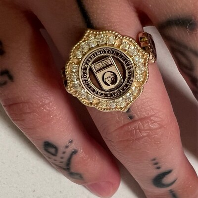 University Ring, College Ring, Graduation Ring, Woman Ring, Graduation ...