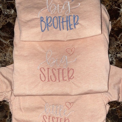 Bundle Little Brother Big Brother Little Sister Big Sister - Etsy