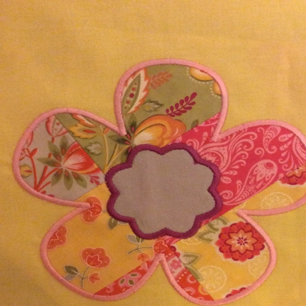 304 Flower 2 Machine Embroidery Applique Design - Etsy