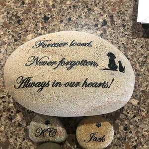 Engraved Inspirational Stones Mothers Day Stone Carved Stone - Etsy
