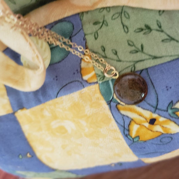 Tiny Ocean Blue Photo Locket, Petite Earth Locket, Cerulean Locket ...
