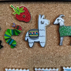 Lucky Llama Enamel Pin Llama Pin Llama Enamel Pin Llama Lapel Pin Lapel ...