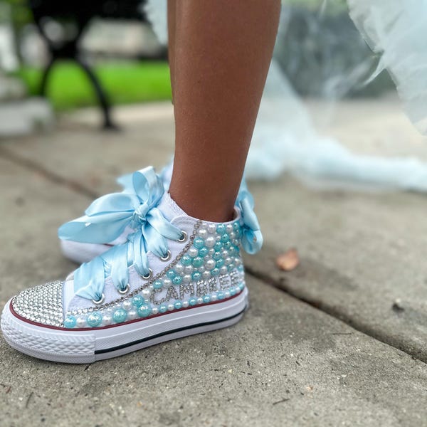Toddler Girl Kids Bling Pearl 2nd Birthday 3rd Birthday Shoes ...