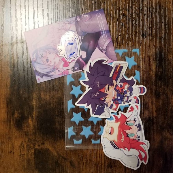 I-no Sticker and Print Combo, Guilty Gear Strive FGC, A5 Print 2.25 ...