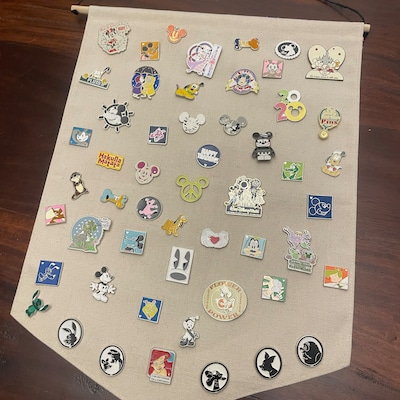 Enamel Pin Display Banner, Multiple Sizes, Badge Display, Brooch ...