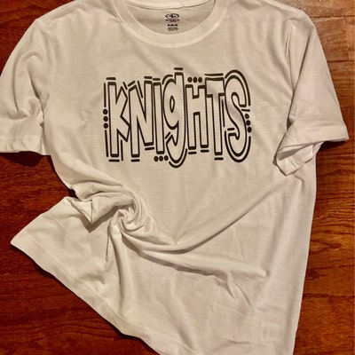 KNIGHTS Doodle Letters Transparent Background Sublimation PNG and SVG ...