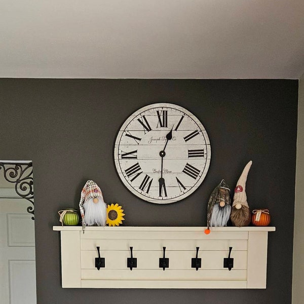 American Tyler Ivory Wall Clock, Large Wall Clock, Choose From 8 Sizes ...