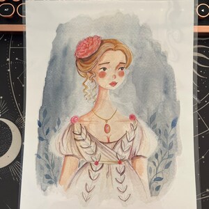 Regency Reading Witch Illustration Art Print - Etsy