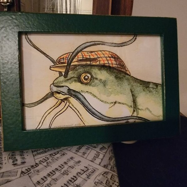 Bullhead Catfish in a Hat - Etsy