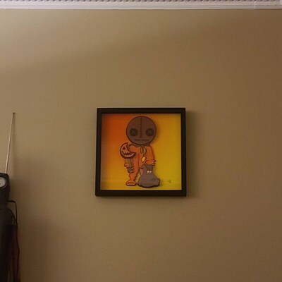 Trick R Treat Sam Horror Art Sam Hain Print Horror Movie Art 3D Pop Art ...