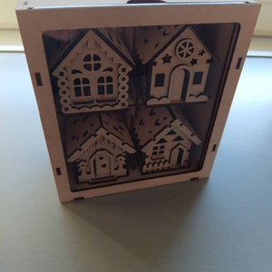 Santa's Mailbox Laser Cut Files. Christmas Postbox Pattern / New Year's ...