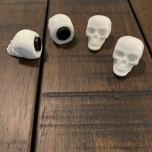 Black Skull Door Knobs/drawer Knobs set of 2 Black - Etsy