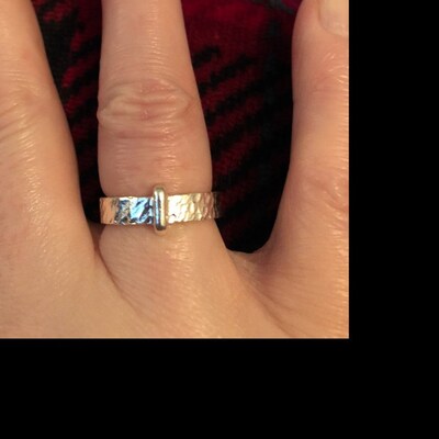 Ring Inspired by Outlander Claire Handmade in Hammered Silver 925 - Etsy