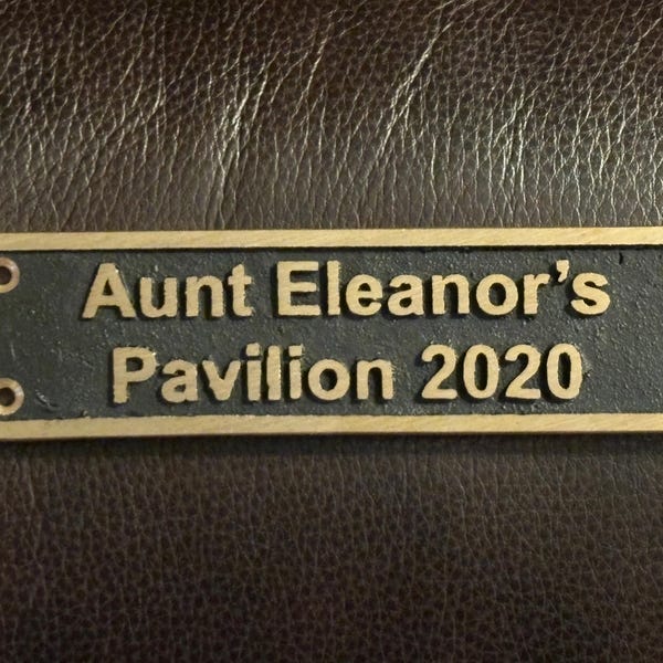 Personalized Custom Brass Plaque - Ideal for Recognition Plaques, Name ...