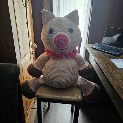 Crochet Big Bear Pillow Pattern, Big Bear Pattern, Amigurumi Pattern ...