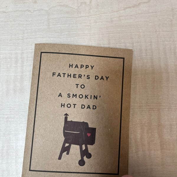 Happy Father's Day to a Smokin' Hot Dad - Father's Day Card for Husband ...