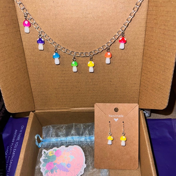 Rainbow Steel Spider Web Chain Necklace - Etsy