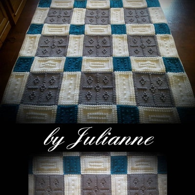 COUNTRY Pattern for Crocheted Blanket - Etsy