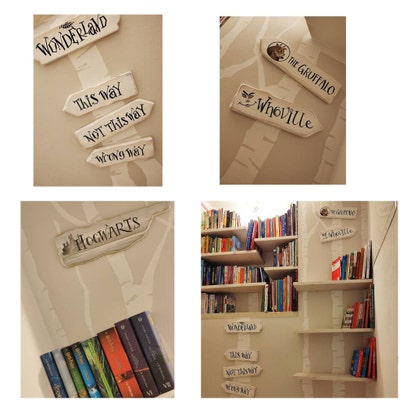 Fairytale Storybook Signpost Sign School Reading Corner Baby - Etsy Canada