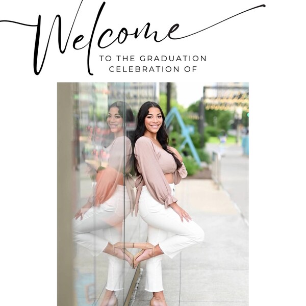 Graduation Invitation 2024 Template, Modern Graduation Announcement ...