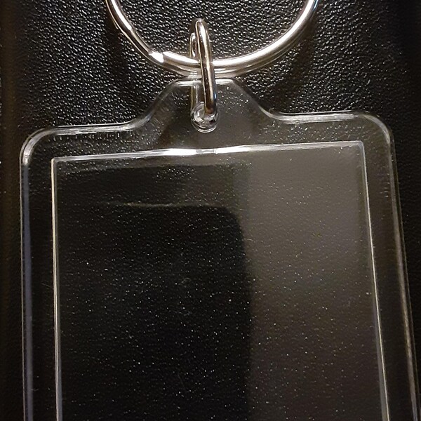 Rectangle Blank Clear Acrylic Photo Insert Keychain-choose Quantity ...