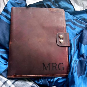 Custom Leather Portfolio, Personalized Padfolio for Women, Gifts for ...