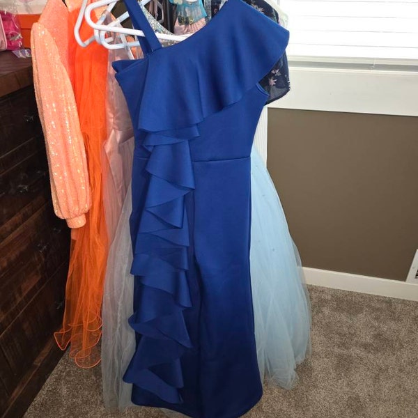 Light Blue Interview Outfit Pageant Scuba Outfit Girls Neoprene ...