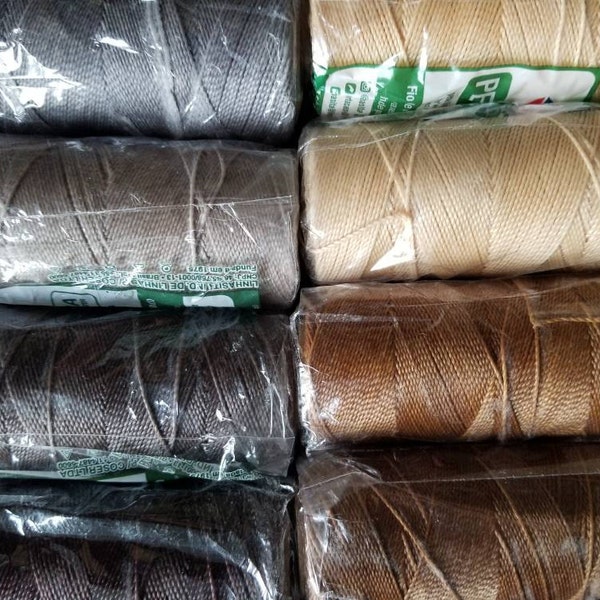 8 Linhasita Waxed Polyester Spool Package Deal/ Cords/ Strings/ Macrame ...