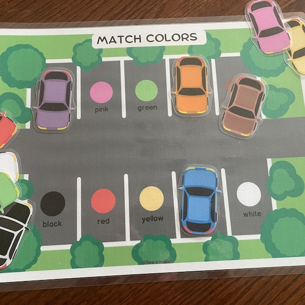 Ladybug Shape Matching Busy Book Page Activity - Etsy
