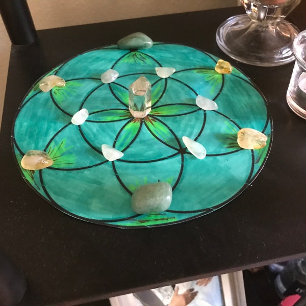 Crystal Grid. Digital Download. 12 Printable Grids. Manifestation ...