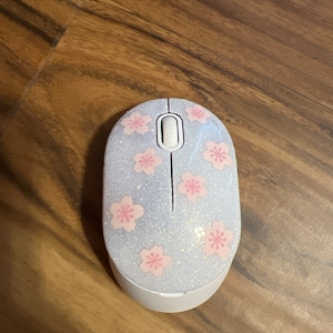 Custom Glitter Epoxy Gel Pen, Stapler, and Wireless Mouse Set - Etsy
