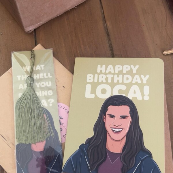 Happy Birthday Loca Card | Birthday Card | Twilight Card | Pop Culture ...