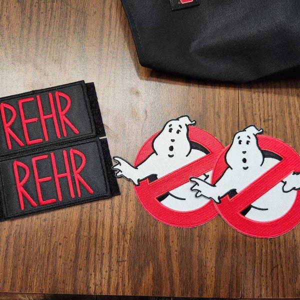 Ghostbusters Name Tags Badges GB1 Uniform Embroidered Iron on Patch ...