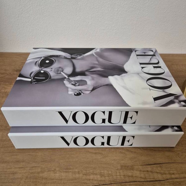 Vogue Make-up Decorative Book: Home Decor Storage Box - Etsy
