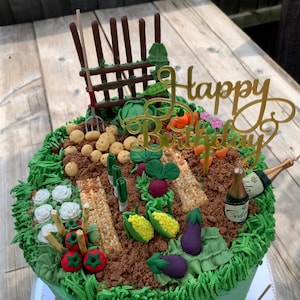 Vegetables Fondant Cake Toppers - Etsy UK