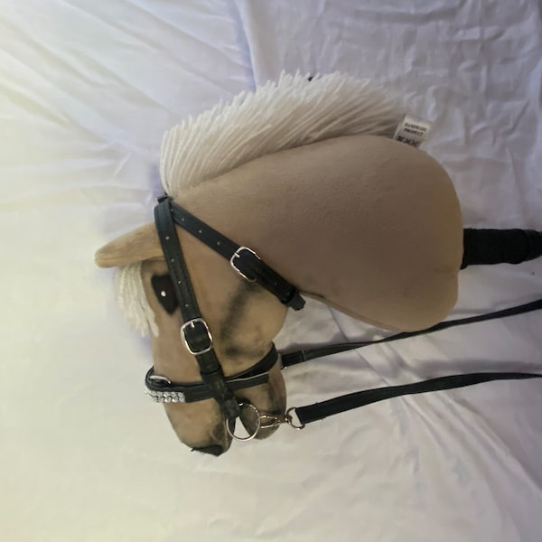Snaffle Bridle + Reins for Hobby Horse, Basic Single Bridle for ...