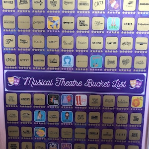 Musical Theatre Scratch off Poster Gift for Musical Theatre Fans ...