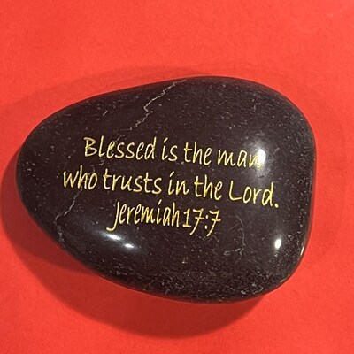 Engraved River Rocks Scripture Verses, Sold Individually - Etsy