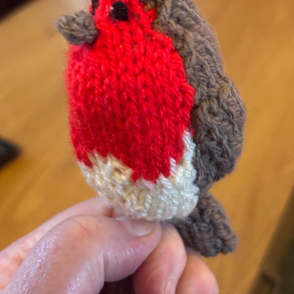Knitted Robin Pattern: English PDF Download - Etsy UK