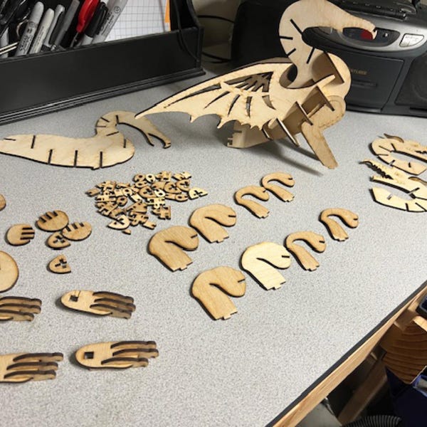 Laser Cut Car Model A 1927 Wooden Model Kit Puzzle 3mm CDR, SVG, PDF ...