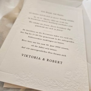 Digital and Letterpress Wedding Invitation Set, Wedding Invitations ...