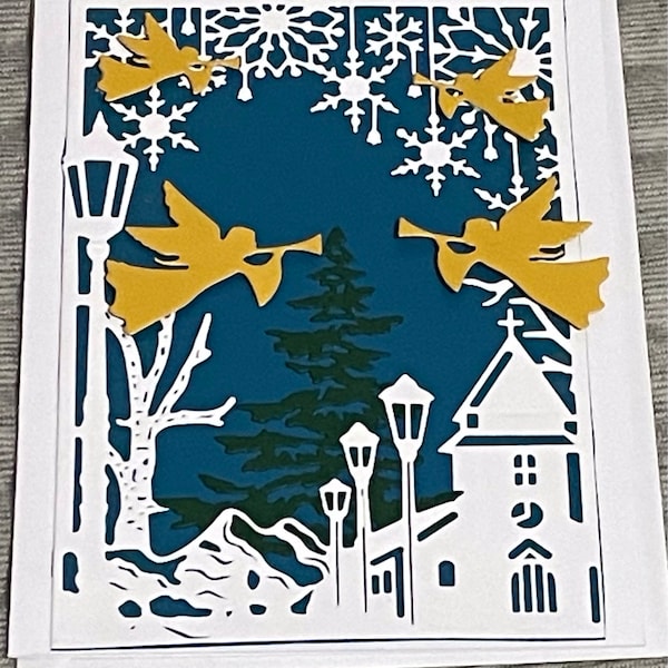 6pc. Green Pine Tree Die Cuts, Paper Cut Outs, Embellishments for ...