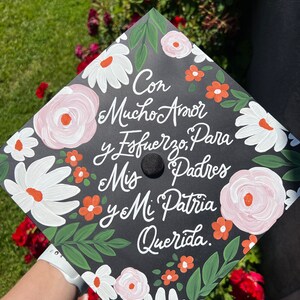 Hand-painted Graduation Cap Topper Customized Graduation Cap - Etsy